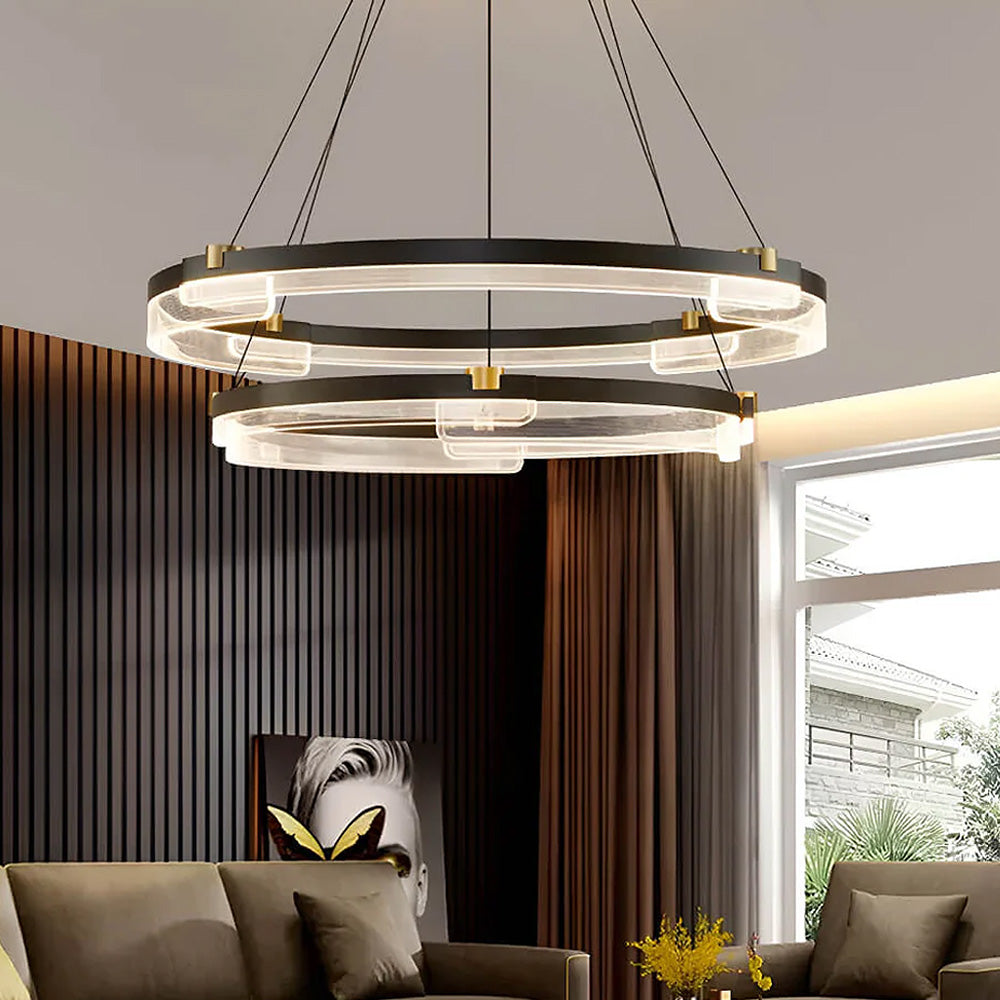 One Ring & Two Rings Pendant Light Fixture | Sofary Lighting
