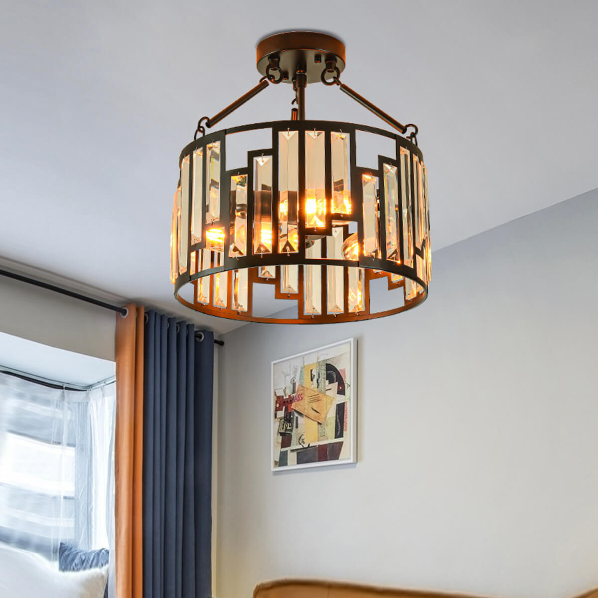 American style iron pendant lamp Ceiling light | Sofary Lighting