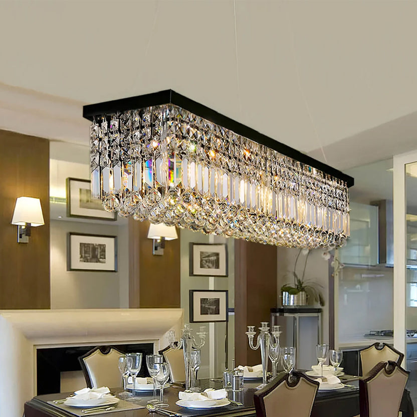 Modern Elegant Crystal Chandeliers - Dining Room | Sofary Lighting