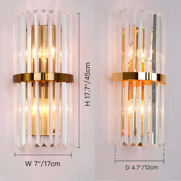Crystal Wall Sconce Wall Lamp Lighting Fixture - Sofary Lighting