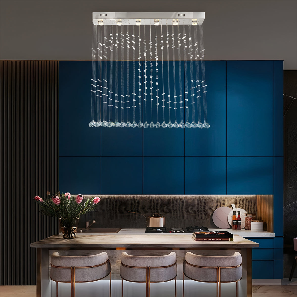 Double C Crystal Chandelier - Customizable - Ceiling Light | Sofary ...