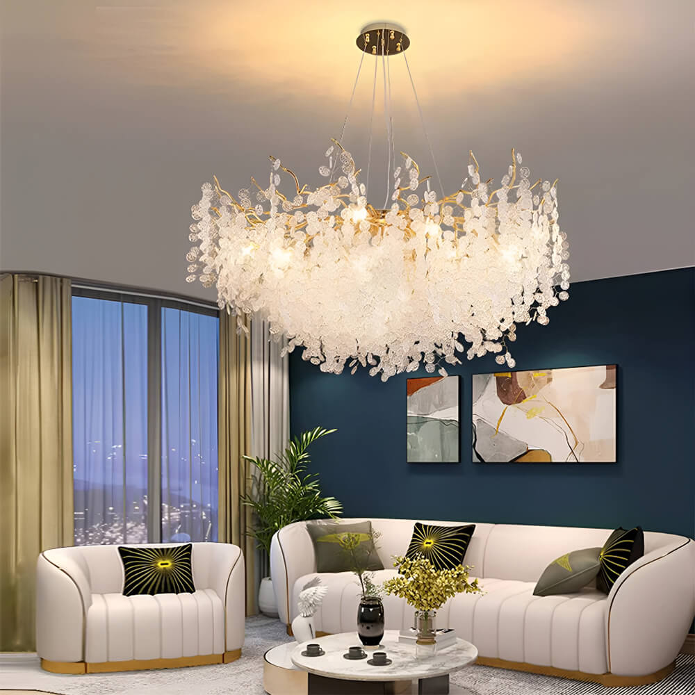 Luxury French Chandelier Money Tree Living Room | Sofary Lighting