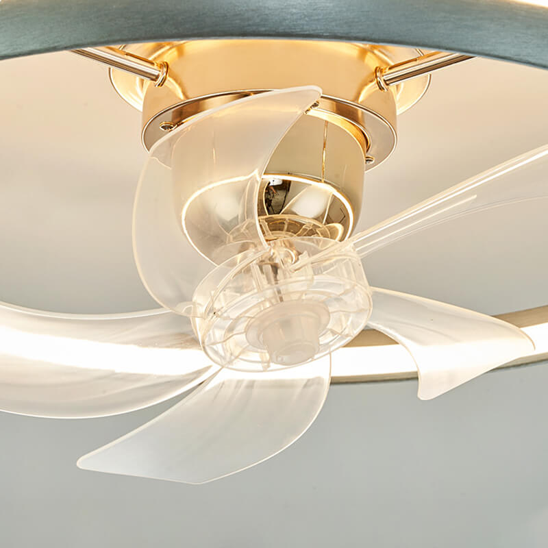 Modern Circular Ceiling Fan Light With Remote Control | Sofary Lighting