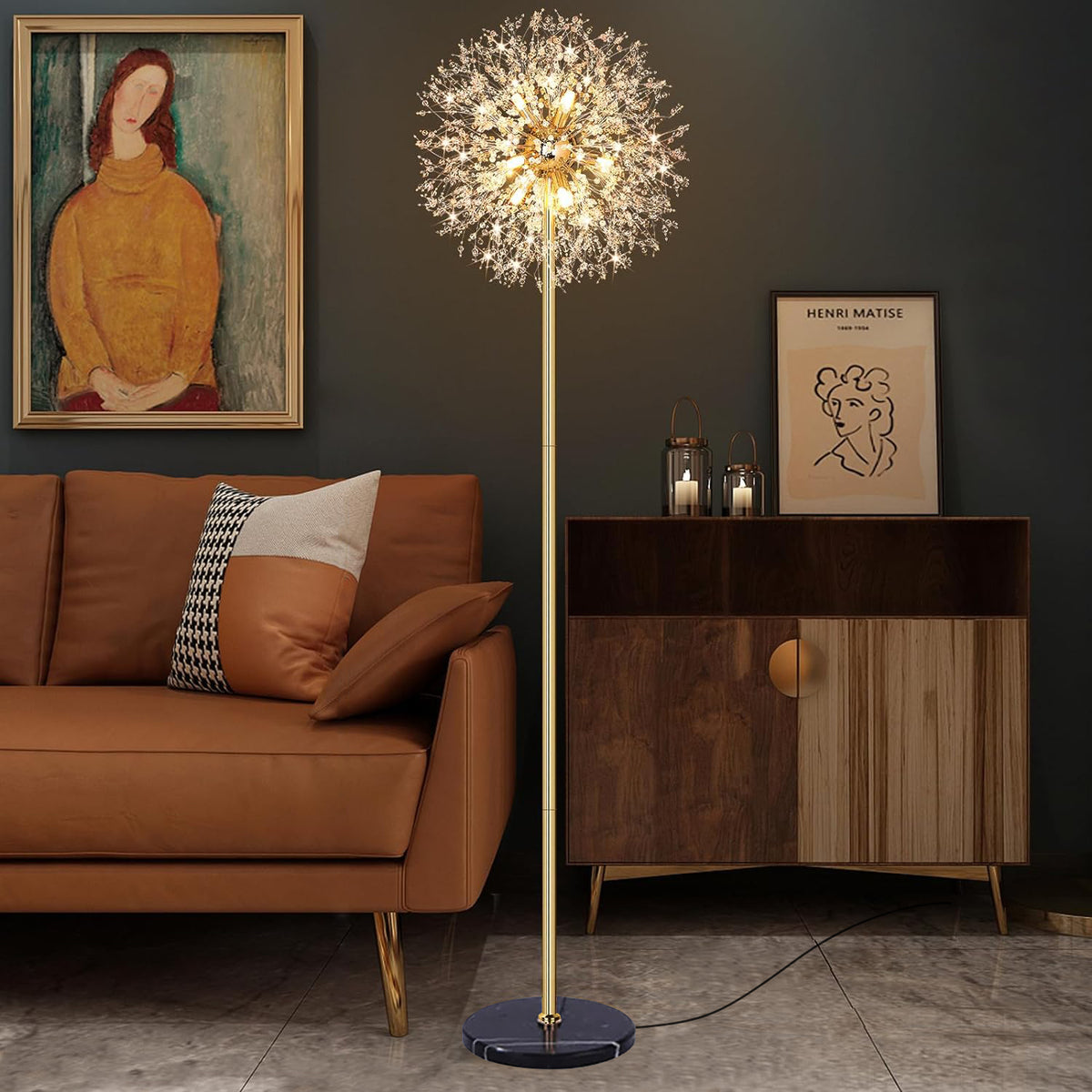 Sputnik Sphere Dandelion Floor lamp | Sofary Lighting