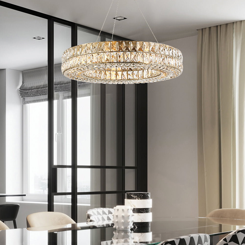 Luxury Modern Crystal Chandelier for Living Room | Sofary Lighting