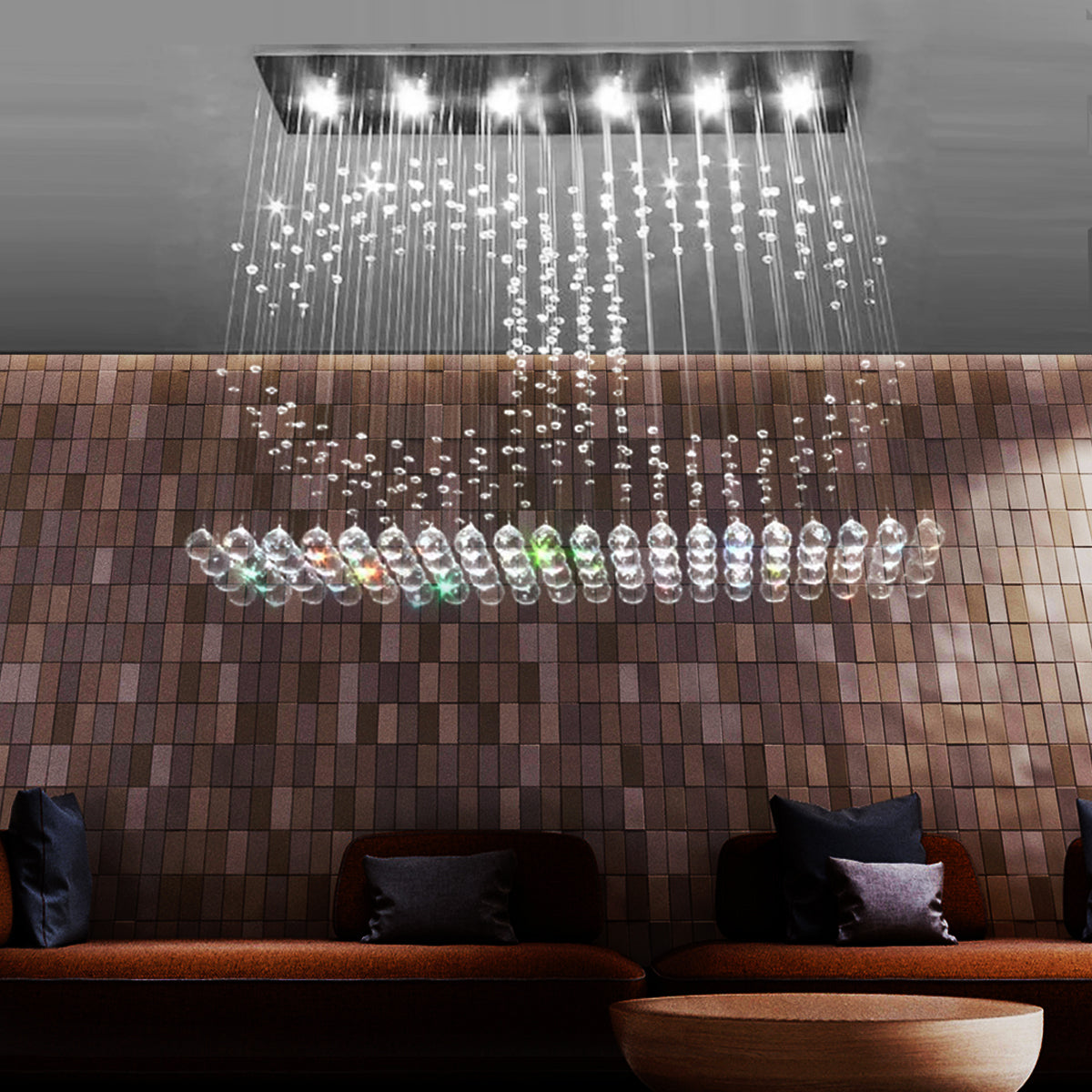 Double C Crystal Chandelier - Customizable - Ceiling Light | Sofary ...
